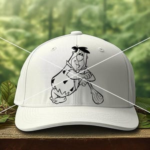 Fred_flintstone_the_flintstones_2 Svg Outline Dxf Eps Pdf Png, Cricut ...