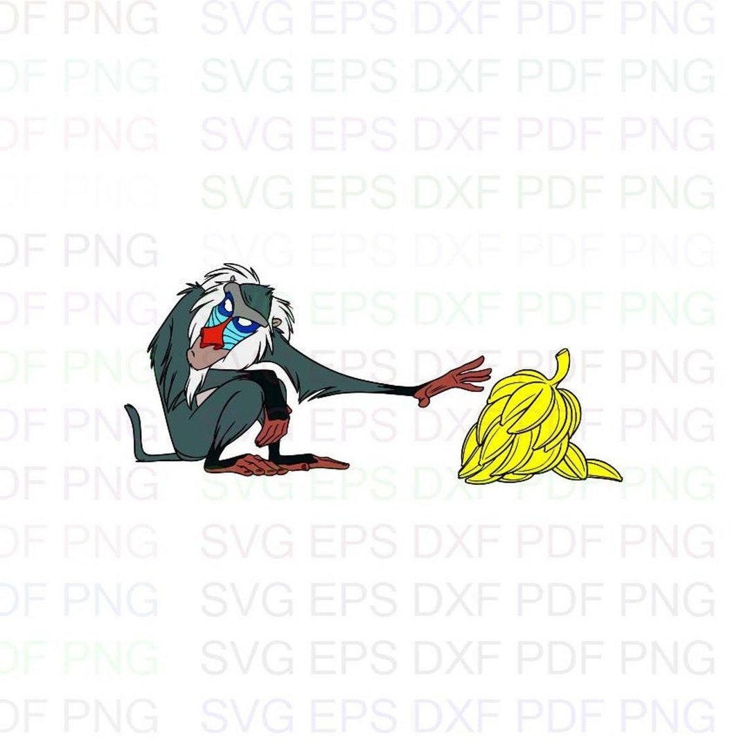 Rafiki_the_lion_king_2 Svg Dxf Eps Pdf Png, Cricut, Cutting File ...
