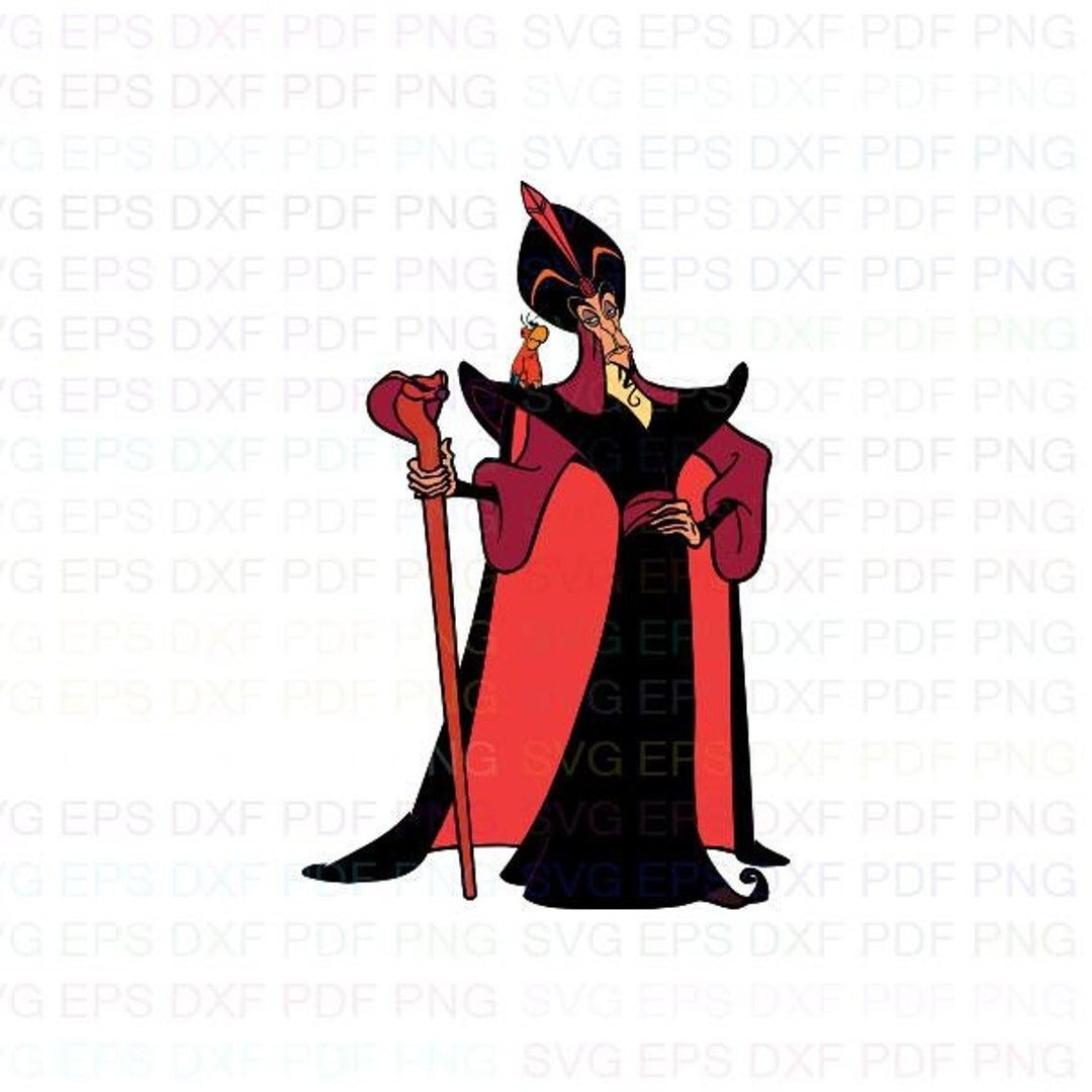 Jafar_aladdin Svg Dxf Eps Pdf Png, Cricut, Cutting File, Vector ...