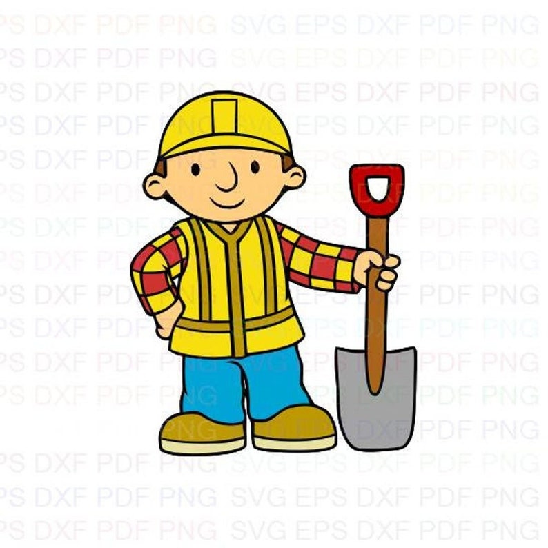 Bob_the_builder_3 Svg Dxf Eps Pdf Png, Cricut, Cutting File, Vector ...