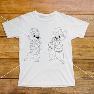 Alvin_and_the_chipmunks_05 Svg Outline Dxf Eps Pdf Png, Cricut, Cutting ...