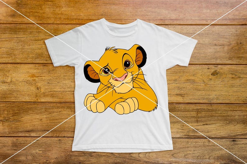 Simba_The_Lion_King_13 SVG, Dxf Eps Pdf Png, Cricut, Plotterdatei ...