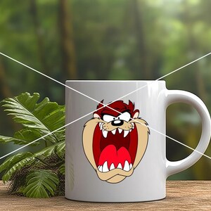 Taz_face_2 Svg Dxf Eps Pdf Png, Cricut, Cutting File, Vector, Clipart ...