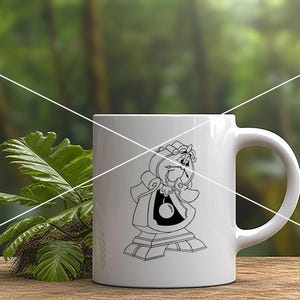 Cogsworth_beauty_beast Svg Outline Dxf Eps Pdf Png, Cricut, Cutting ...