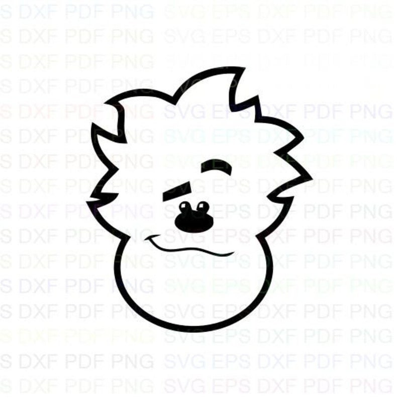 Wreckit_face_wreck_it_ralph Svg Outline Dxf Eps Pdf Png, Cricut ...