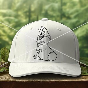 Thumper_smiling Svg Outline Dxf Eps Pdf Png, Cricut, Cutting File ...