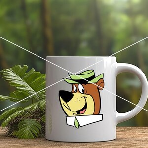 Yogi_bear_face_2 Svg Dxf Eps Pdf Png, Cricut, Cutting File, Vector ...