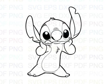 Riding_tricycle_lilo_and_stitch_026 Svg Dxf Eps Pdf Png, Cricut ...