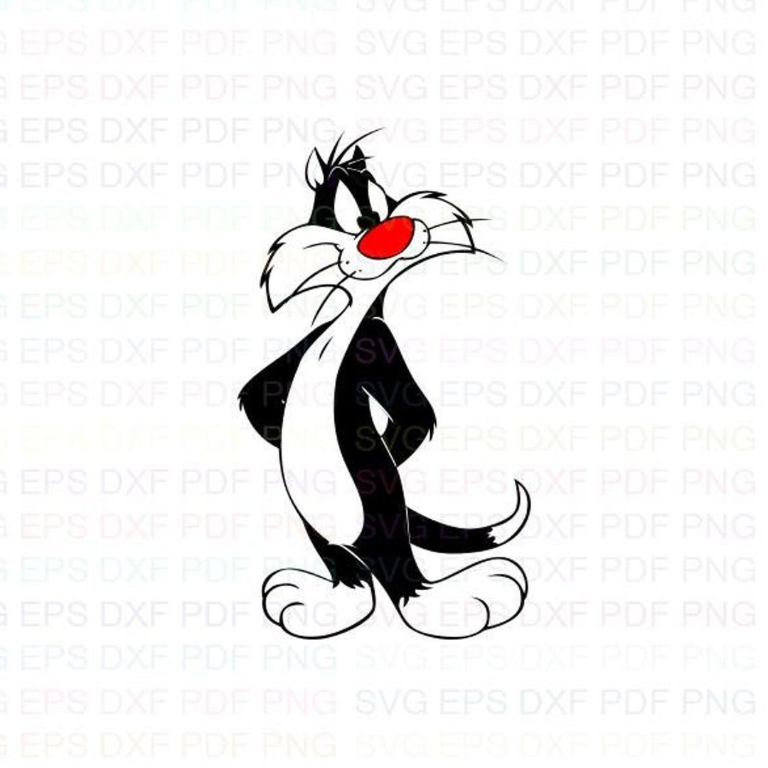 Tweety_and_sylvester_14 Svg Dxf Eps Pdf Png, Cricut, Cutting File ...