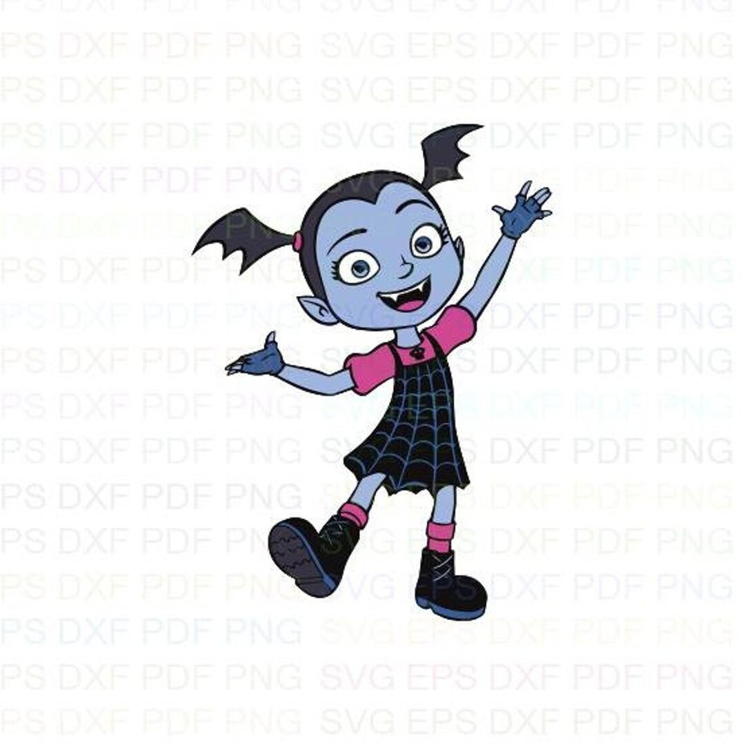 Vampirina_very_happy Svg Dxf Eps Pdf Png, Cricut, Cutting File, Vector ...