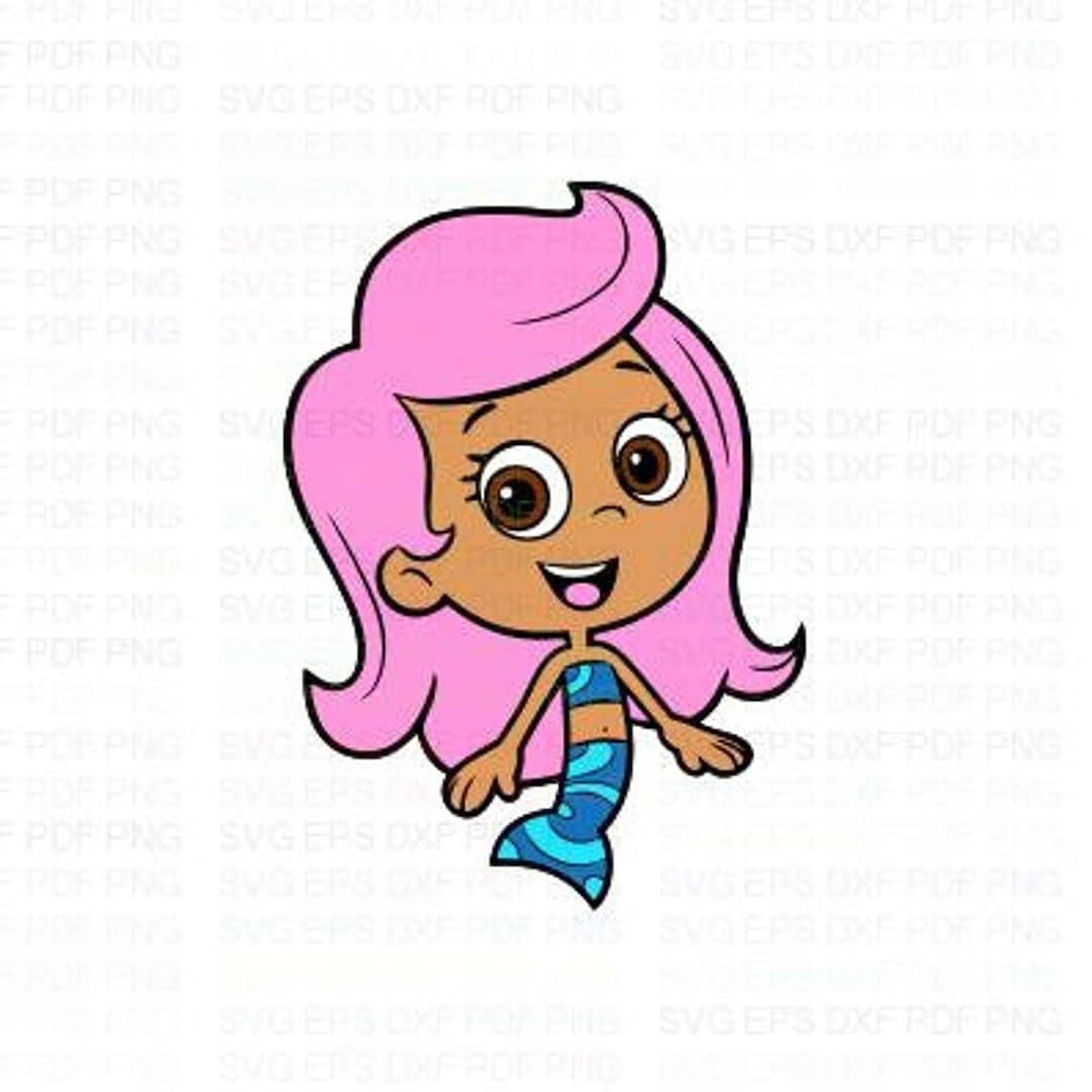 Molly_bubble_guppies Svg Dxf Eps Pdf Png, Cricut, Cutting File, Vector ...
