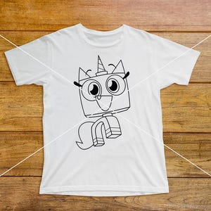Unikitty_2 Svg Outline Dxf Eps Pdf Png, Cricut, Cutting File, Vector ...