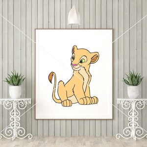 Nala_the_lion_king_1 Svg Dxf Eps Pdf Png, Cricut, Cutting File, Vector ...