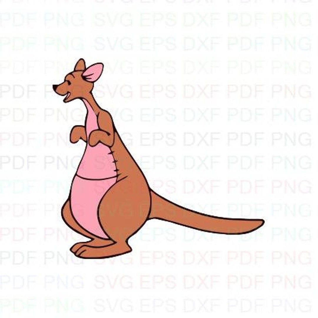 Kanga_winnie_the_pooh Svg Dxf Eps Pdf Png, Cricut, Cutting File, Vector ...
