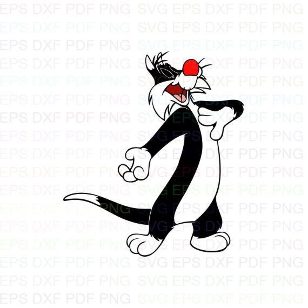Tweety_and_sylvester_10 Svg Dxf Eps Pdf Png, Cricut, Cutting File ...