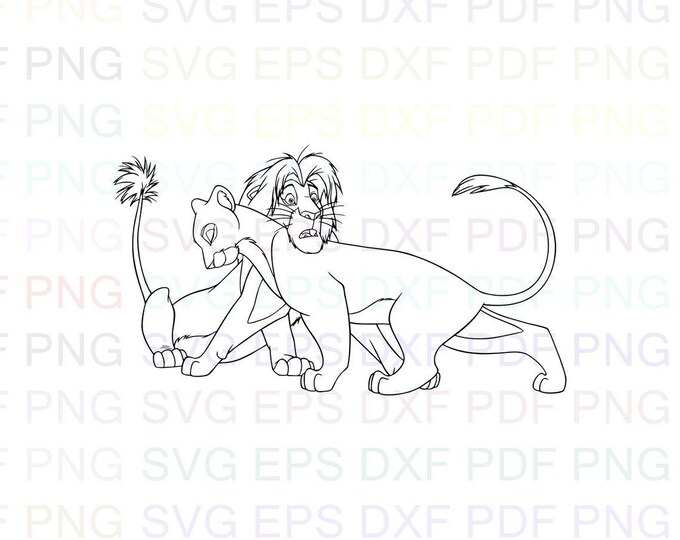 Lion King Svg, Nala Svg, Nala Cut File, Nala Cricut, Lion King Cut ...