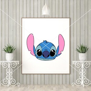 Stitch_face_lilo_and_stitch Svg Dxf Eps Pdf Png, Cricut, Cutting File ...