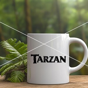Tarzan_logo Svg Outline Dxf Eps Pdf Png, Cricut, Cutting File, Vector ...