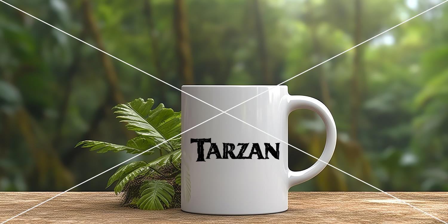 Tarzan_logo SVG, Umriss Dxf Eps Pdf Png, Cricut, Plotterdatei, Vektor ...
