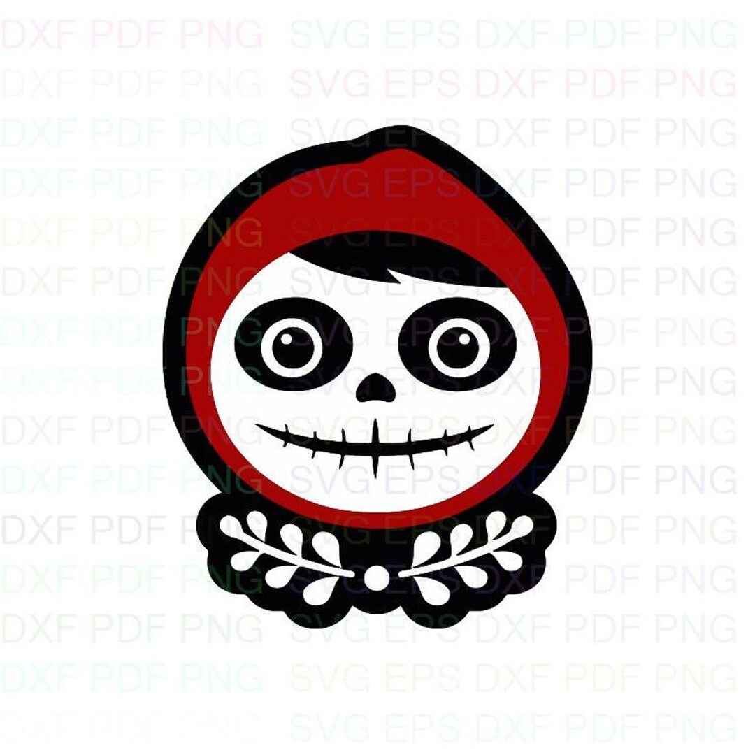 Coco_face Svg Dxf Eps Pdf Png, Cricut, Cutting File, Vector, Clipart ...