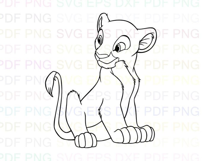Lion King Svg, Nala Svg, Nala Cut File, Nala Cricut, Lion King Cut ...