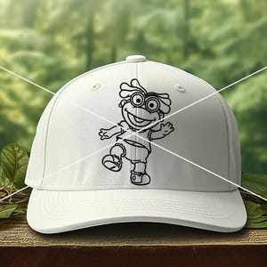 Skeeter_muppet_babies Svg Outline Dxf Eps Pdf Png, Cricut, Cutting File ...