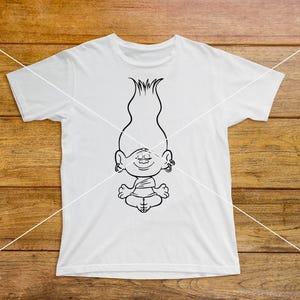 Cybil_trolls Svg Outline Dxf Eps Pdf Png, Cricut, Cutting File, Vector ...