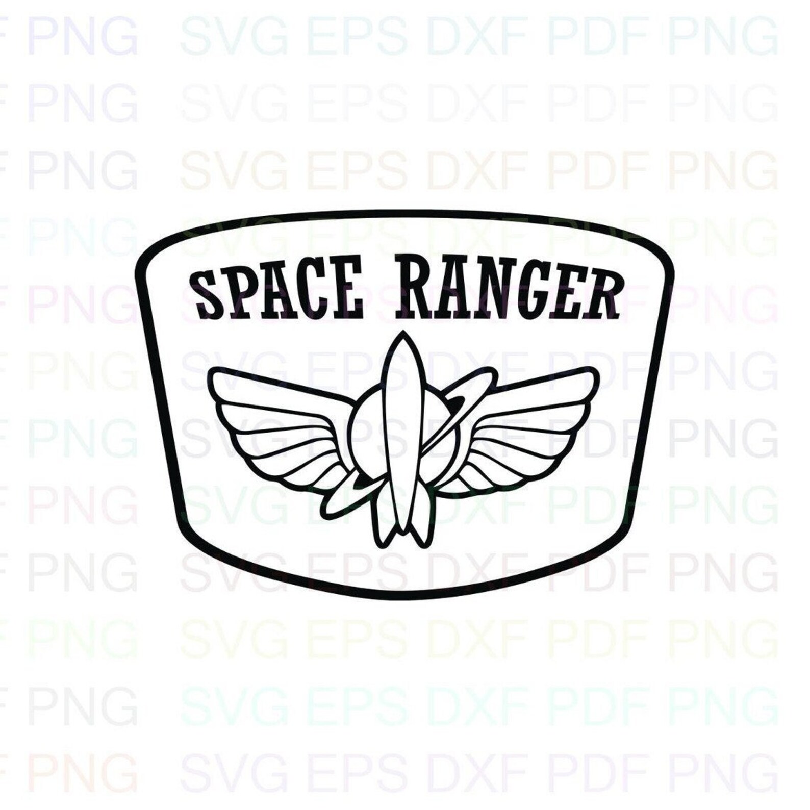 Disneys_toy_story_space_ranger_digital_cut Svg Outline Dxf Eps Pdf Png ...
