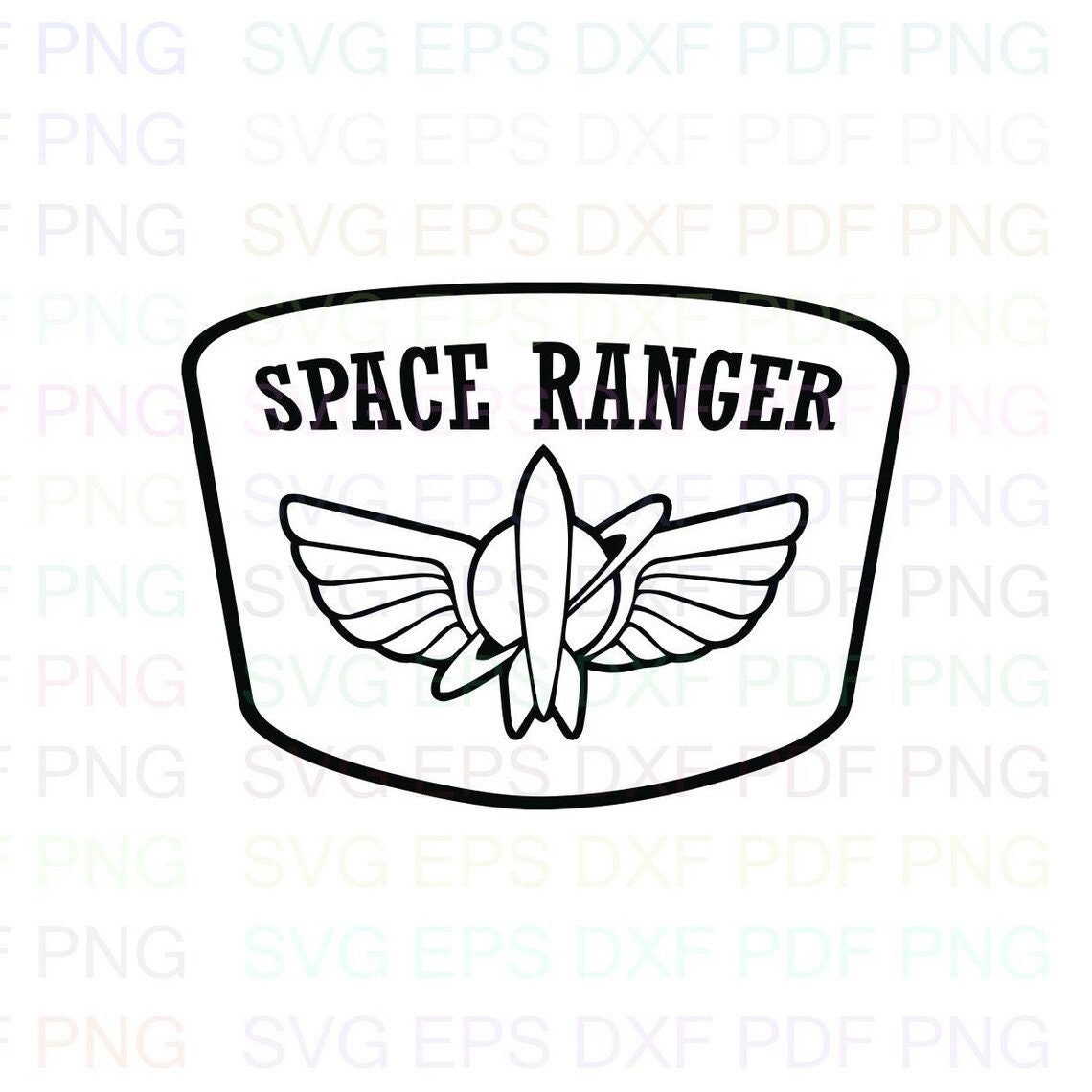 Disneys_toy_story_space_ranger_digital_cut Svg Outline Dxf Eps Pdf Png ...
