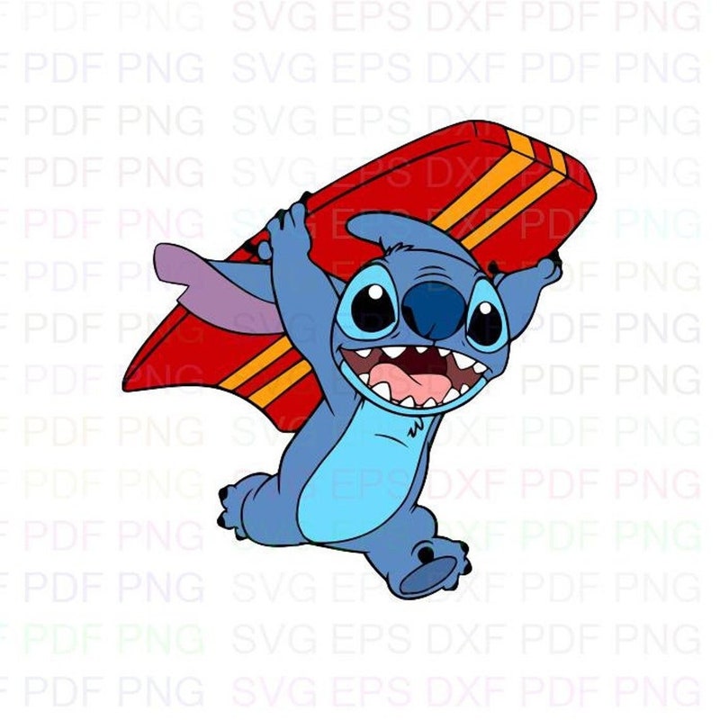 Lilo and Stitch Surfboard - Etsy