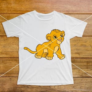 Simba_baby_the_lion_king Svg Dxf Eps Pdf Png, Cricut, Cutting File ...