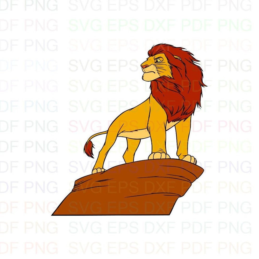 Mufasa_the_lion_king_3 Svg Dxf Eps Pdf Png, Cricut, Cutting File ...