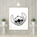 Stitch_face_smiling_lilo_and_stitch Svg Outline Dxf Eps Pdf Png, Cricut ...