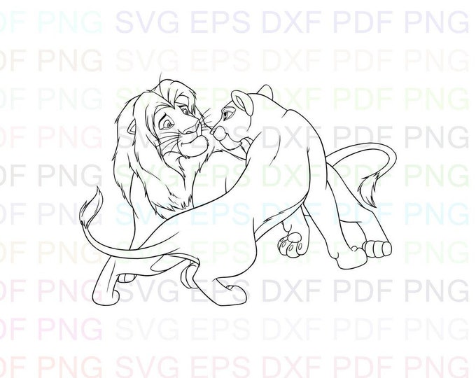 Lion King Svg, Nala Svg, Nala Cut File, Nala Cricut, Lion King Cut ...