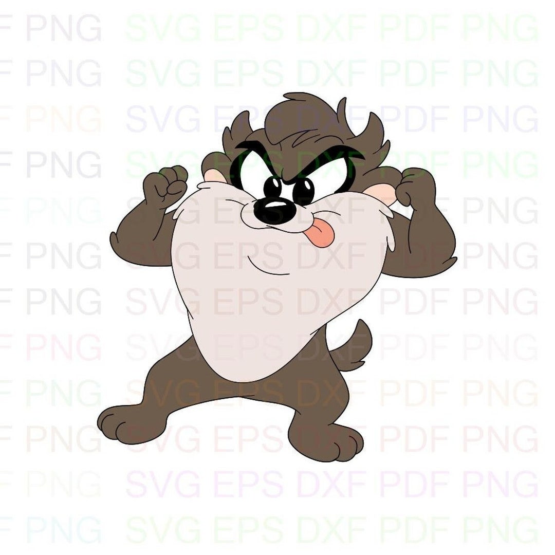 Baby_taz_baby_looney_tunes Svg Dxf Eps Pdf Png, Cricut, Cutting File ...