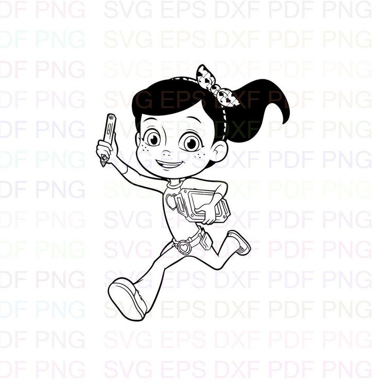 Ruby_rusty_rivets Svg Outline Dxf Eps Pdf Png, Cricut, Cutting File ...