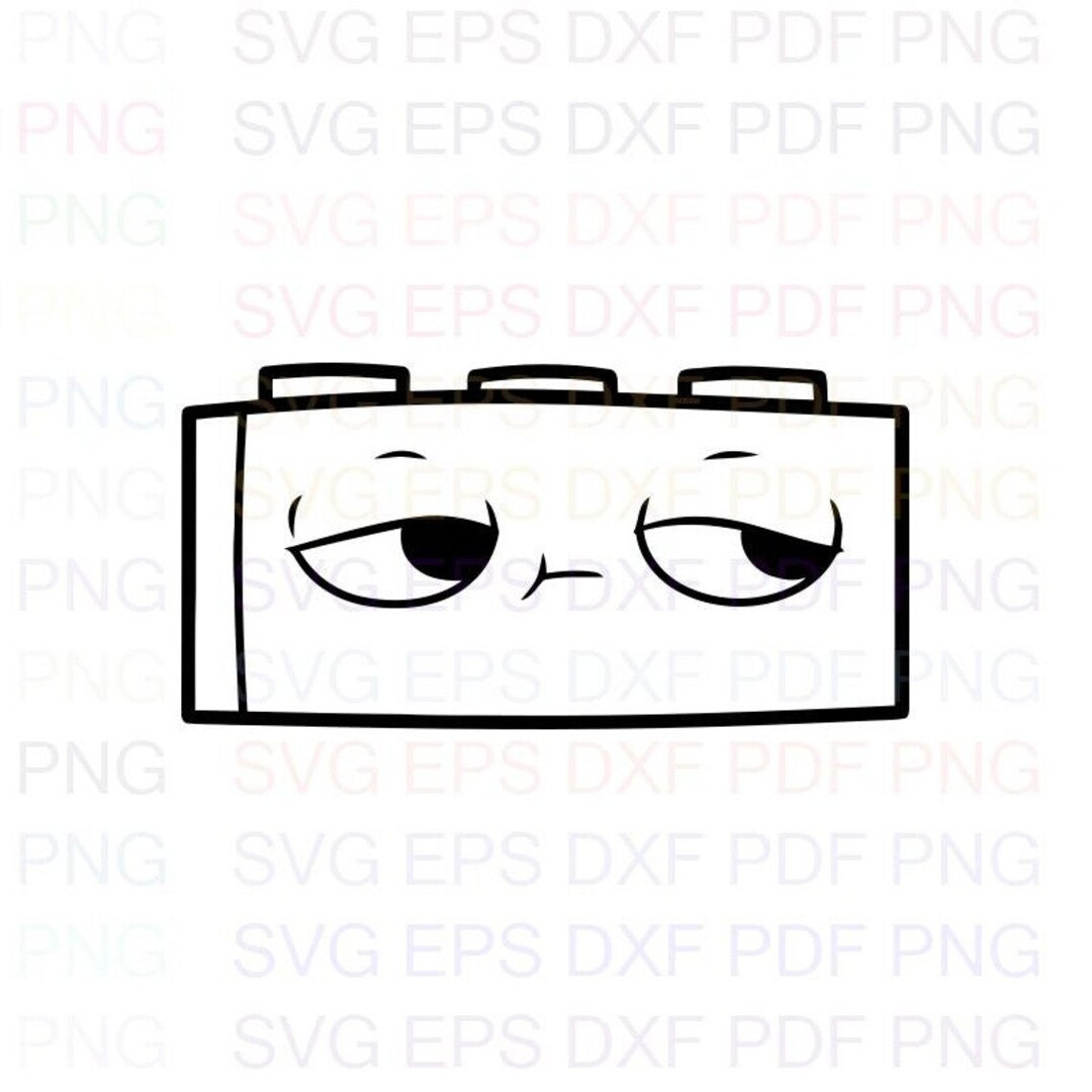Unikitty_richard Svg Outline Dxf Eps Pdf Png, Cricut, Cutting File ...