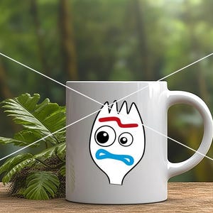 Forky_face_3_story Svg Dxf Eps Pdf Png, Cricut, Cutting File, Vector ...