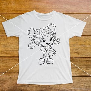 Milli_team_umizoomi Svg Outline Dxf Eps Pdf Png, Cricut, Cutting File ...