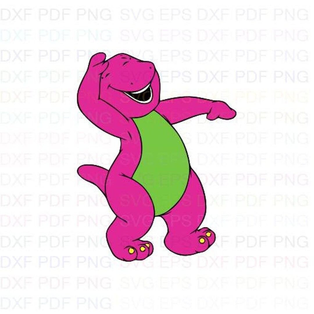 Barney2_svg Svg Dxf Eps Pdf Png, Cricut, Cutting File, Vector, Clipart ...
