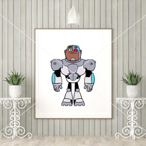 Go_cyborg_teen_titans Svg Dxf Eps Pdf Png, Cricut, Cutting File, Vector ...