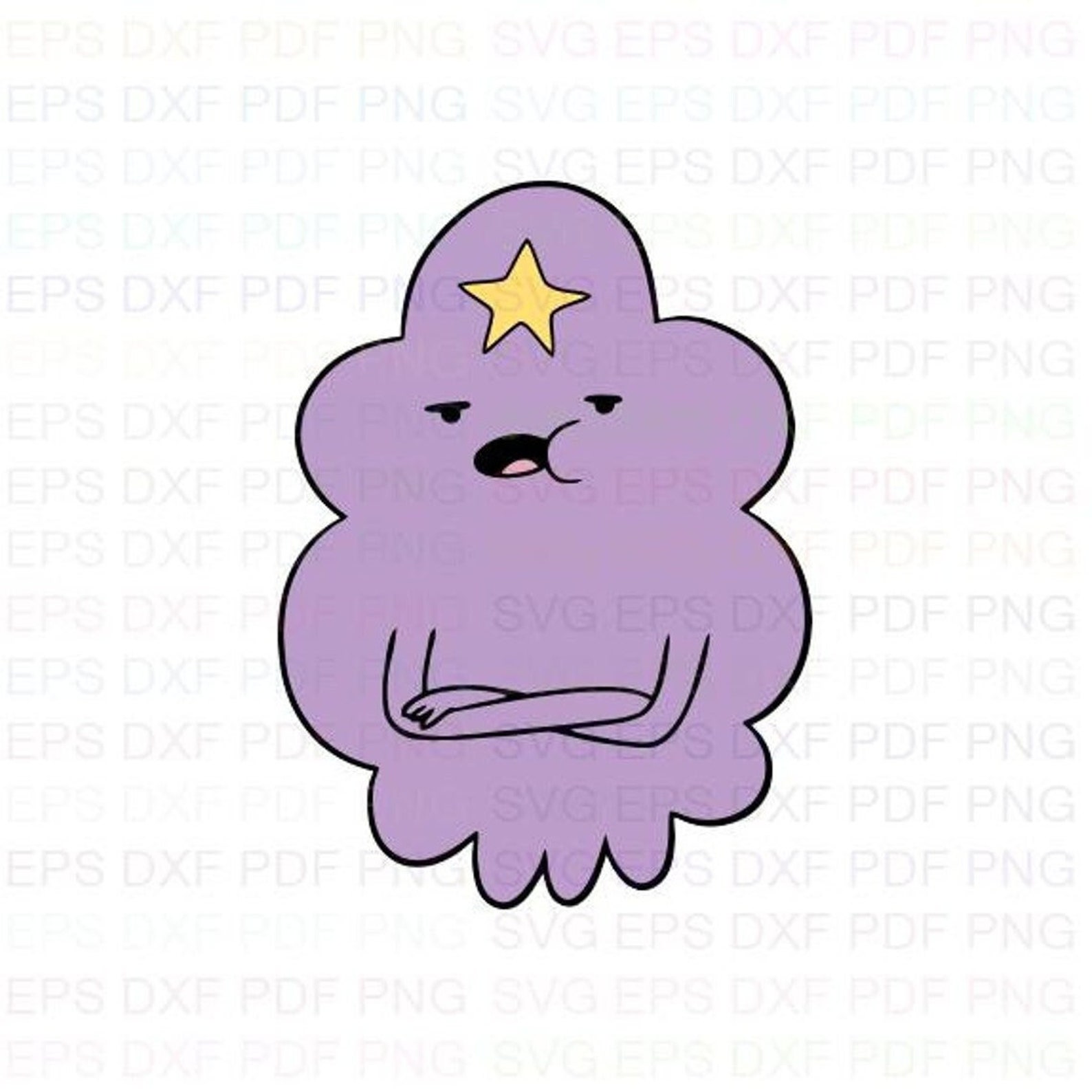 Lumpy_space_princess_2_adventure_time Svg Dxf Eps Pdf Png, Cricut ...