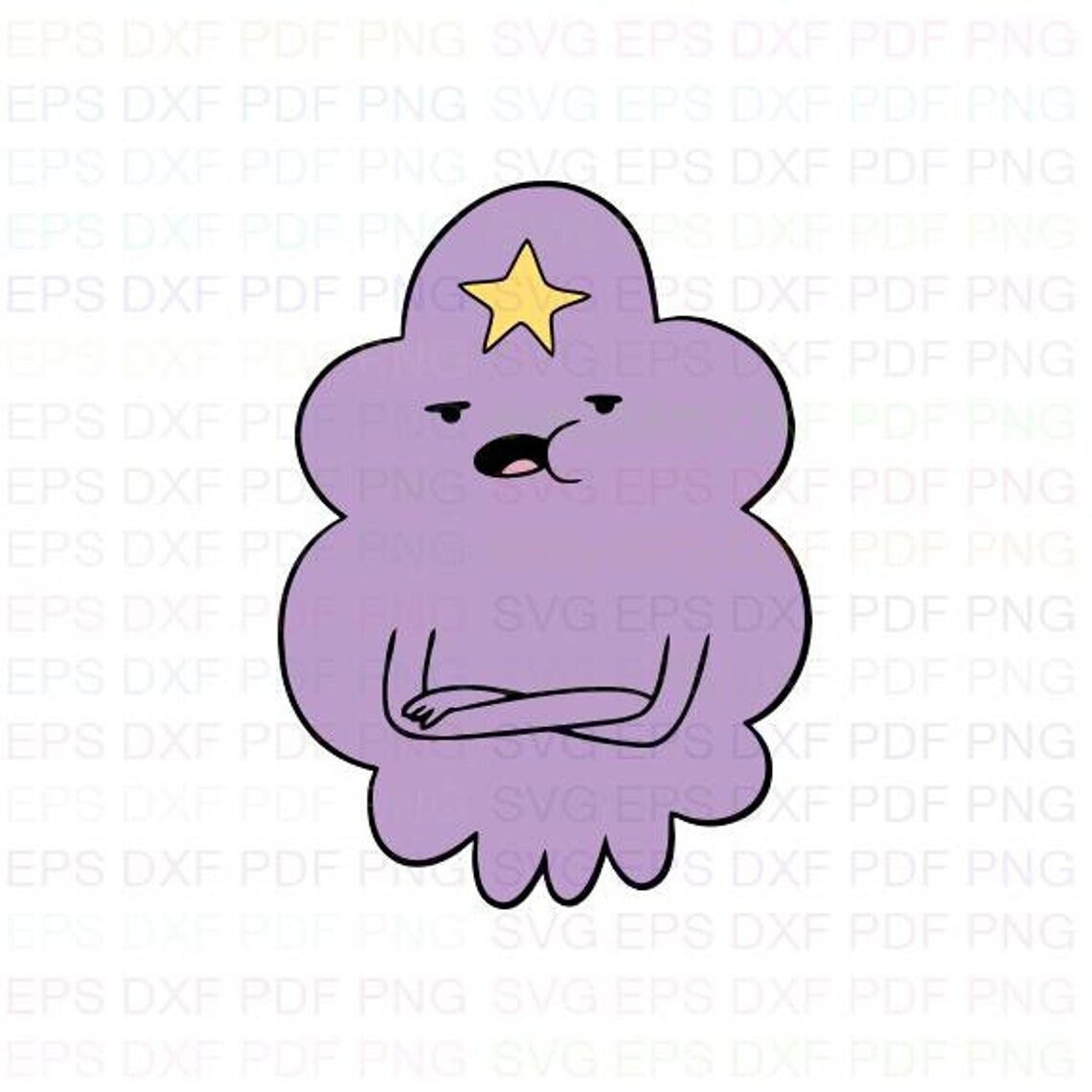Lumpy_space_princess_2_adventure_time Svg Dxf Eps Pdf Png, Cricut ...