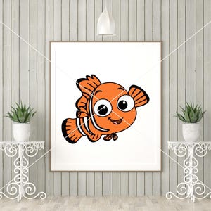Finding_nemo Svg Dxf Eps Pdf Png, Cricut, Cutting File, Vector, Clipart ...