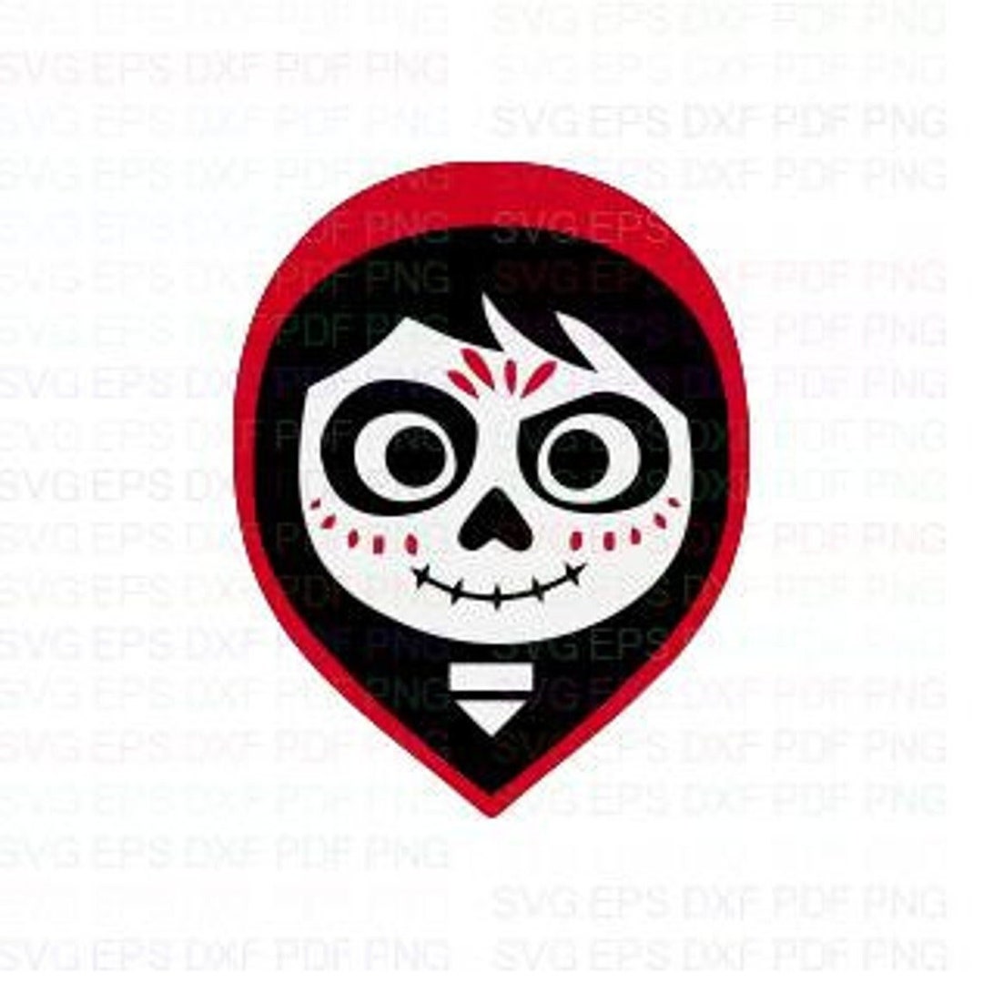 Coco_Face_Danger_2 Svg Dxf Eps Pdf Png, Cricut, Archivo de corte ...