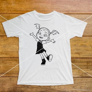 Vampirina_dancing Svg Outline Dxf Eps Pdf Png, Cricut, Cutting File ...