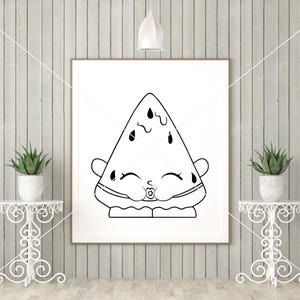 Melonie_pips_shopkins Svg Outline Dxf Eps Pdf Png, Cricut, Cutting File ...