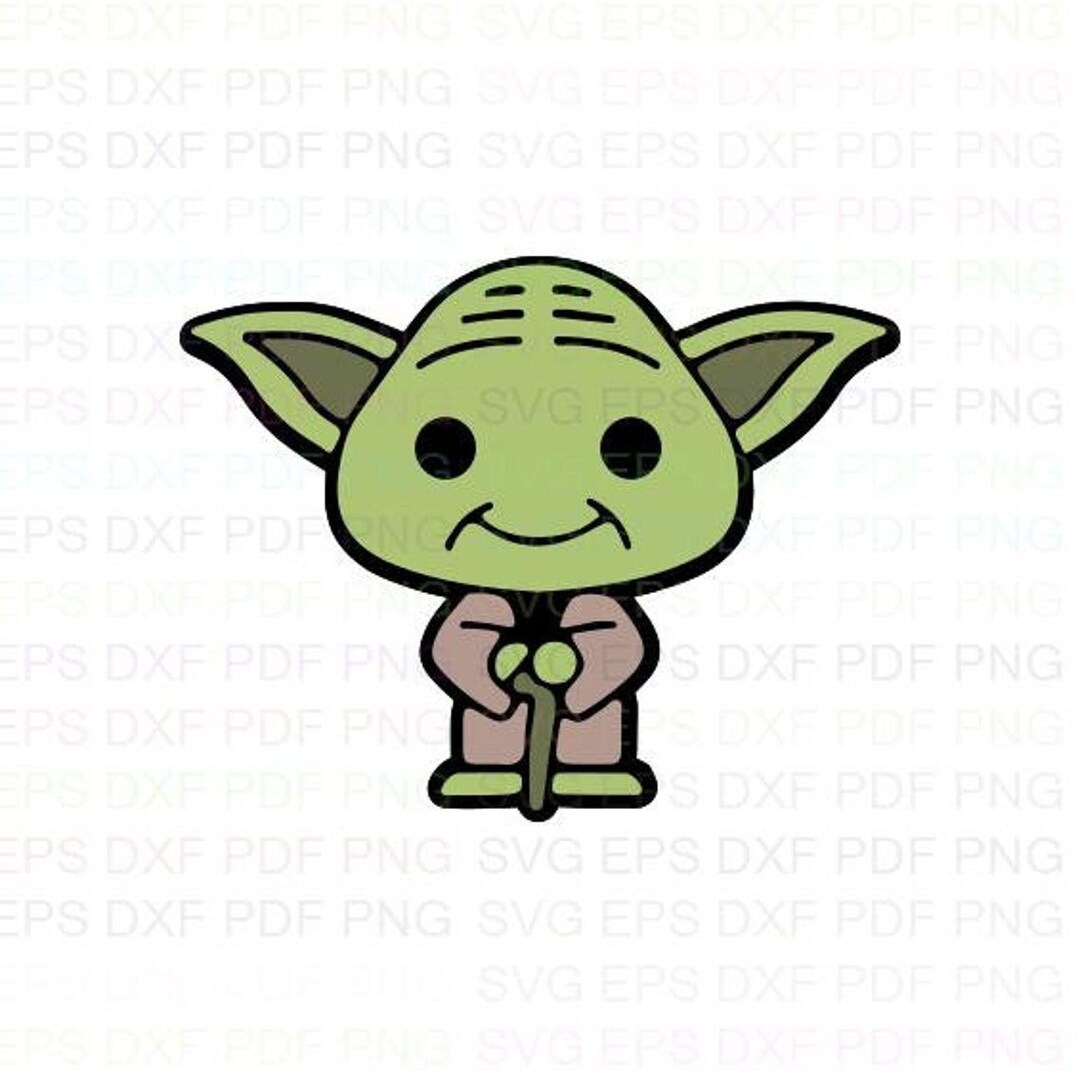 Yoda_a_legendary_jedi_master Svg Dxf Eps Pdf Png, Cricut, Cutting File ...