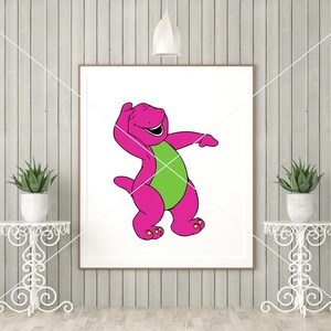 Barney2_svg Svg Dxf Eps Pdf Png, Cricut, Cutting File, Vector, Clipart ...
