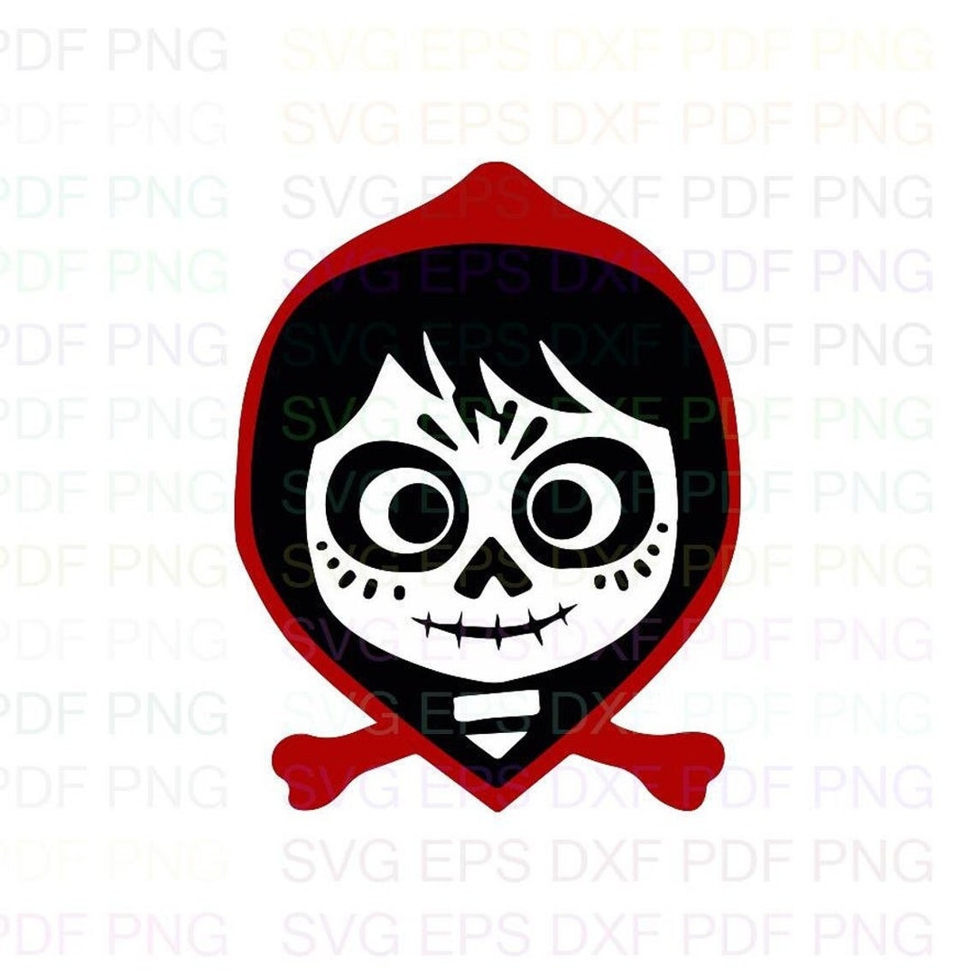 Coco_face_danger Svg Dxf Eps Pdf Png, Cricut, Cutting File, Vector ...